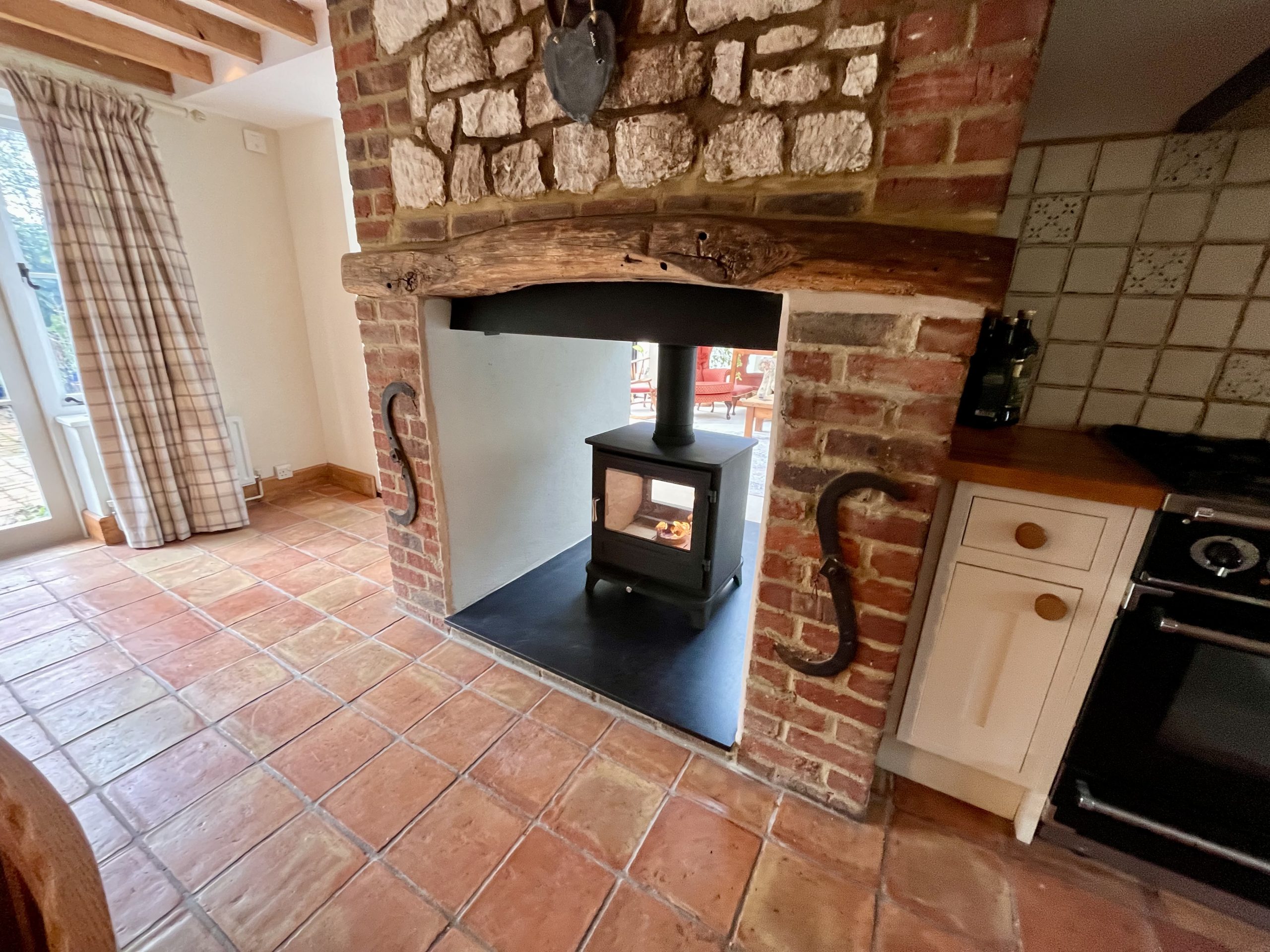 Double Sided Woodburner Installation - Log Burner Installation - Alton ...